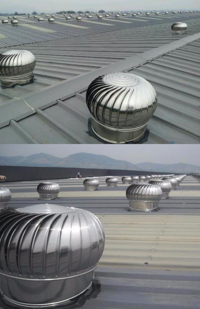 1000mm 304 SS Roof Air Ventilator , Wind Driven Roof Extractor Fan