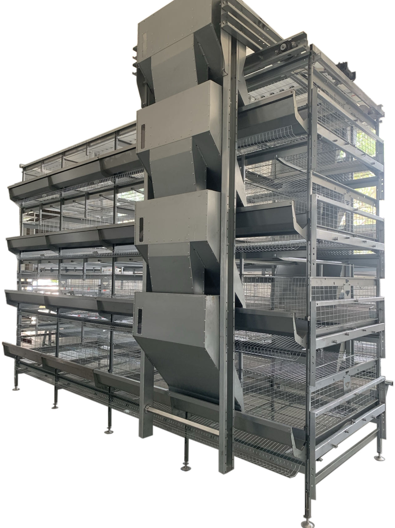 10000-30000 Birds H Type Cage Chicken Layer Farming System Automatic ...